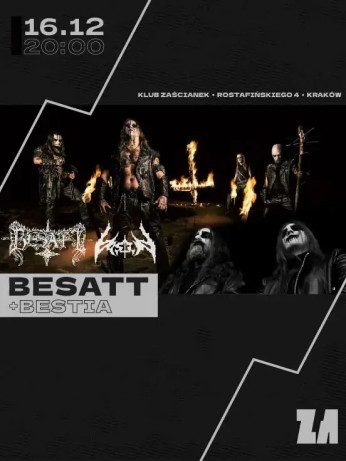 Besatt + Bestia - Koncert - 16 Grudzień 2023 - Kraków - Atrakcje.pl